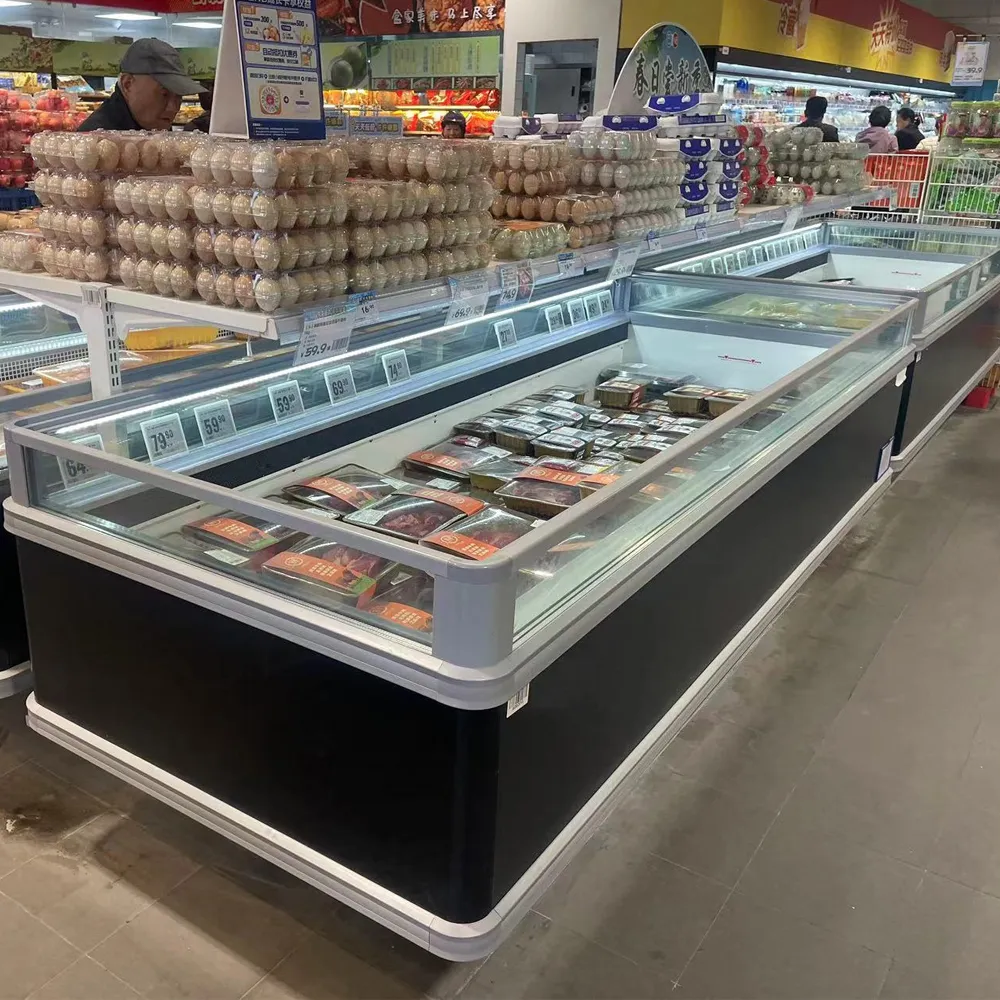 Plug-in Double Temperature Island Freezer | Chiller & Freezer ...